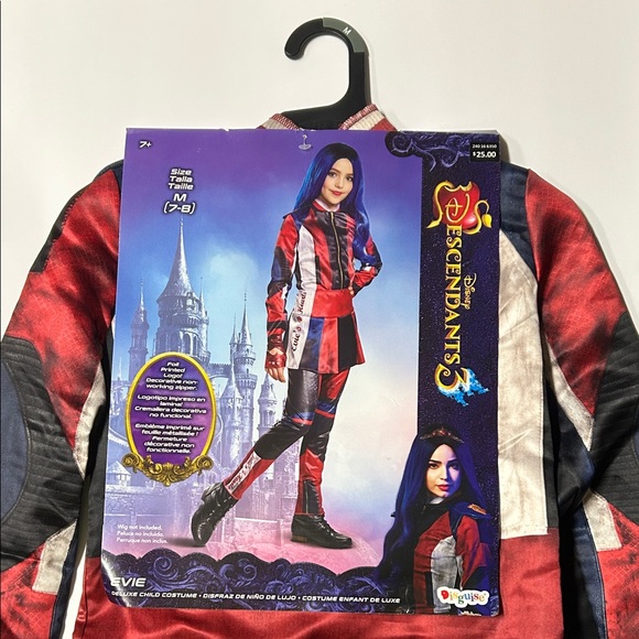 Disney | Costumes | Disney Descendants 3 Evie Costume Red Blue Black ...